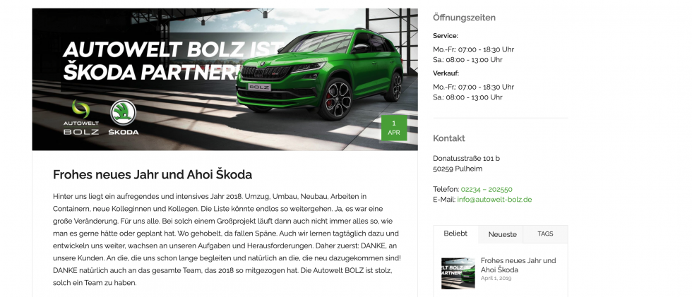 BLOG - Autowelt Bolz